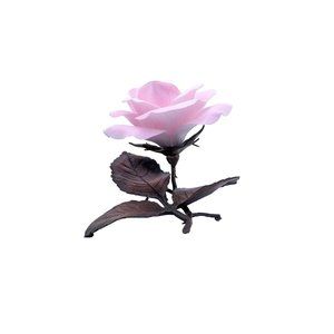 BOEHM | Accessories | Vintage Boehm Porcelain Bronze Leaf Figurine Pink ...